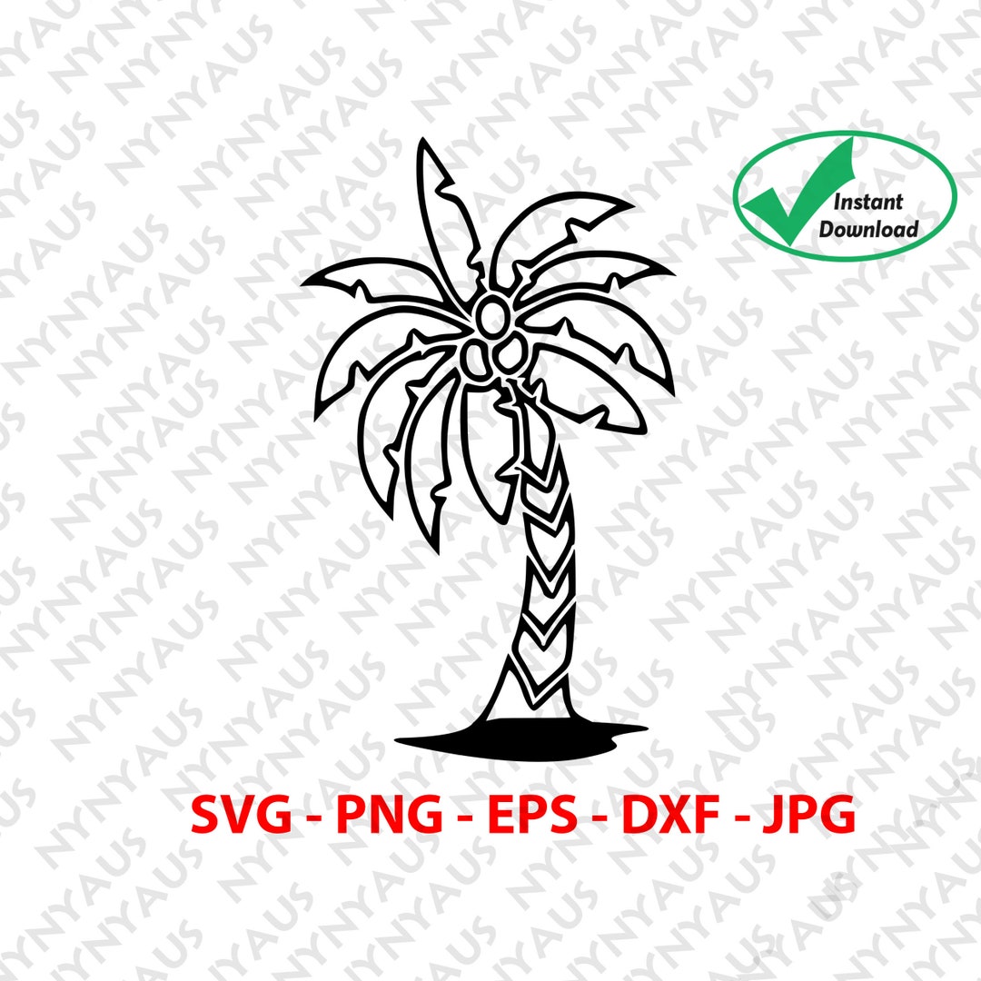 Palm Trees Svg, Png, Eps, Dxf, Jpg, Palm Trees Instant Download ...