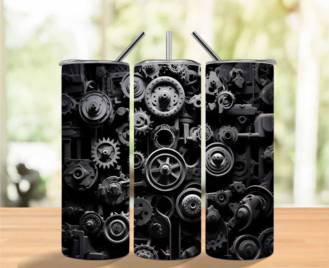 Car Mechanic 20oz Sublimation Tumbler Designs, Motor Steel V Split 9.2 ...