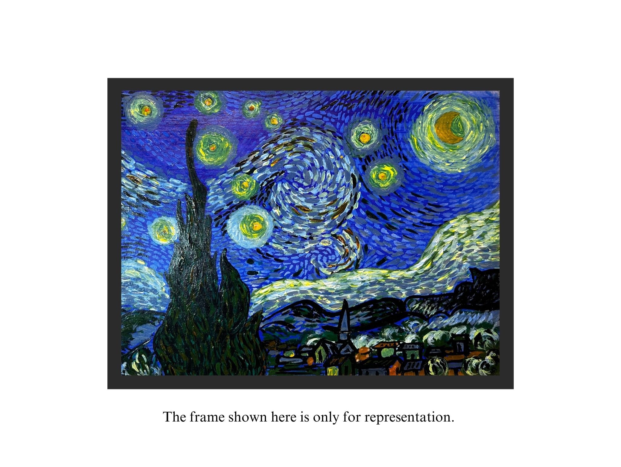 Replica of the Starry Night by Van Gogh - Etsy