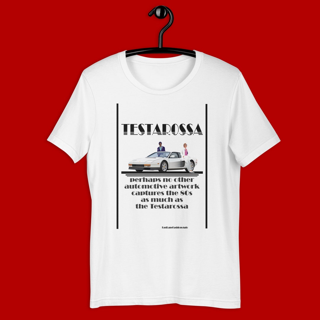 Testarossa Unisex T-shirt a 80s Icon - Etsy