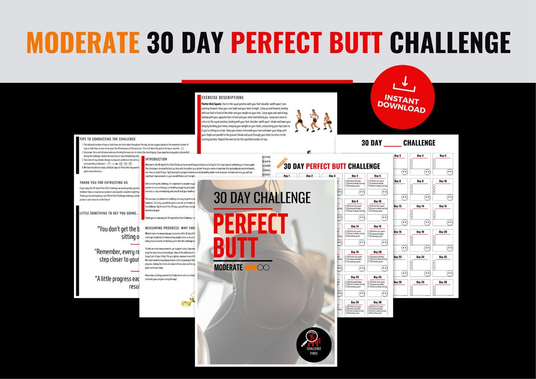 30 Day Butt Workout Challenge for Women: Transform Your Shape With ...