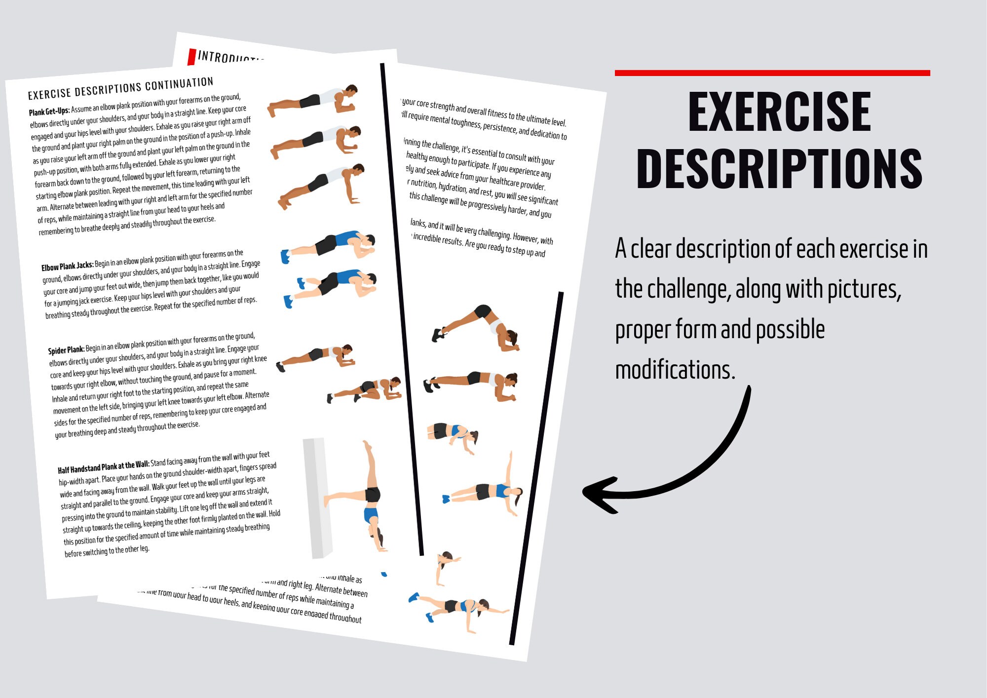 Printable 30 Day Plank Challenge for the Ultimate Core Strength ...