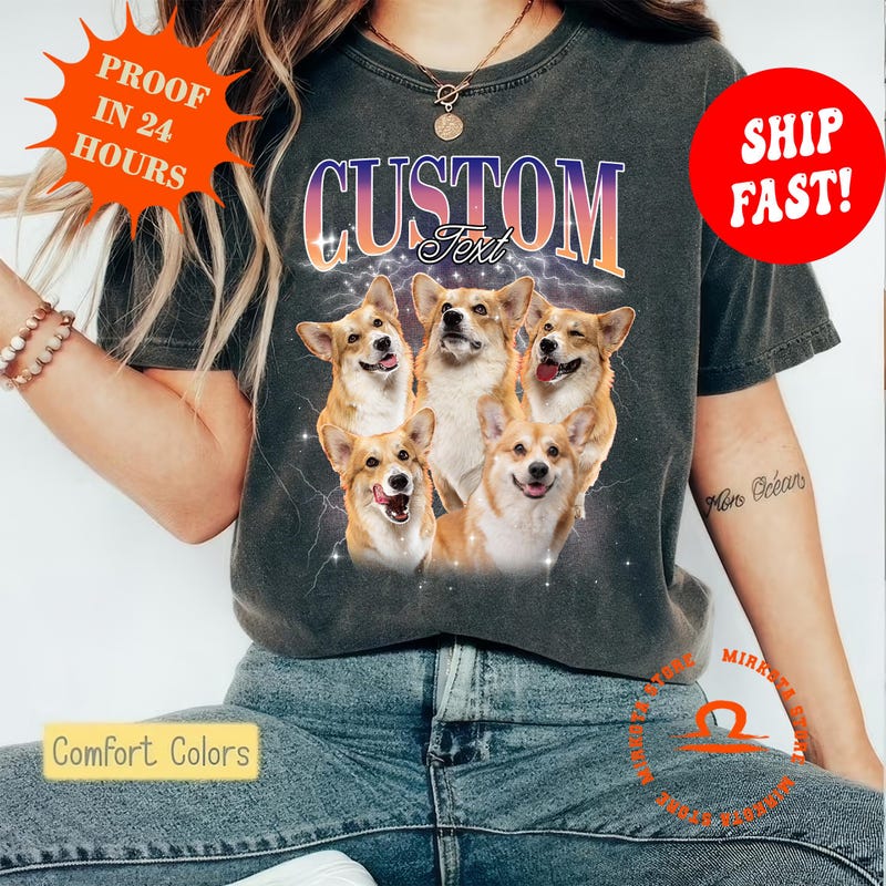 Custom Cat Drawing Funny - Etsy