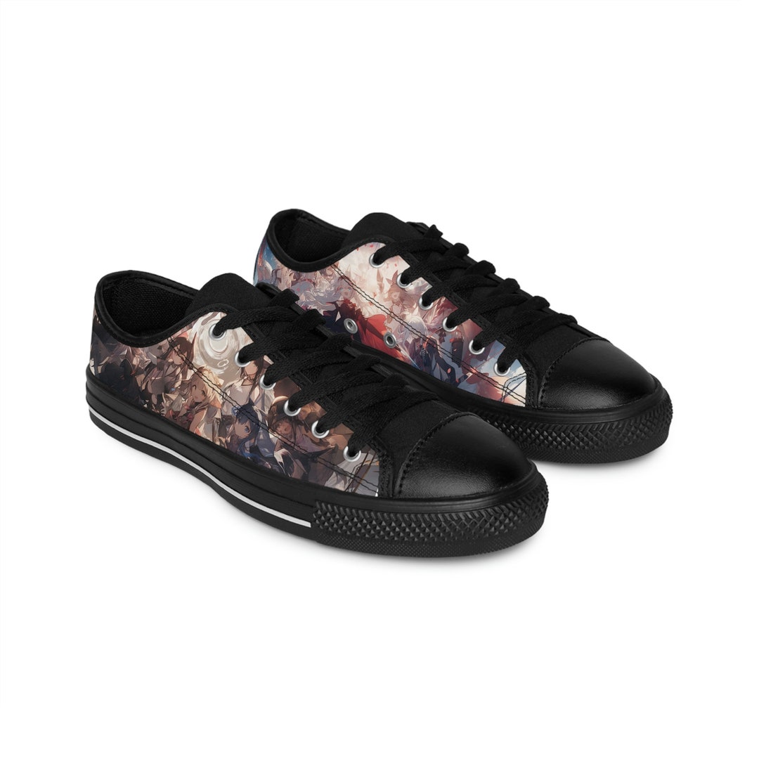 Anime Character Print Men's Shoes Comfortable and Fashionable Footwear ...