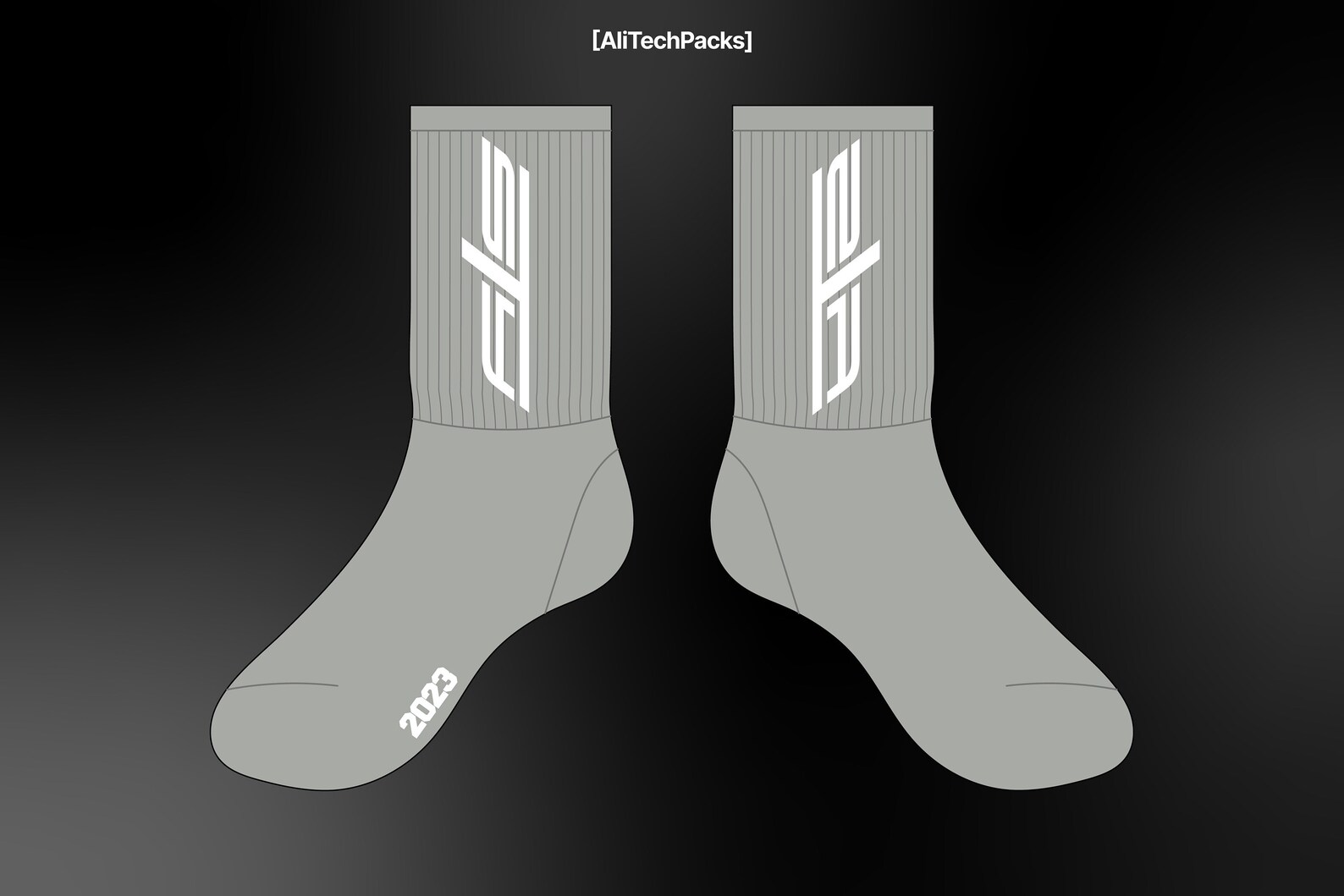 Streetwear Socks Ribbed Vector Mockup Streetwear and Fashion - Etsy