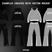 Streetwear Flared Tracksuit Vector Mockup Streetwear and Fashion Tech ...