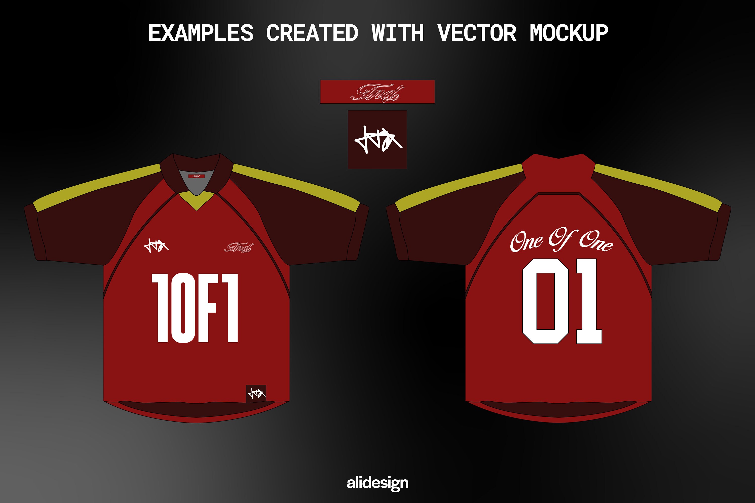 Retro Football Soccer Jersey Vector Mockup Streetwear and Fashion Tech ...