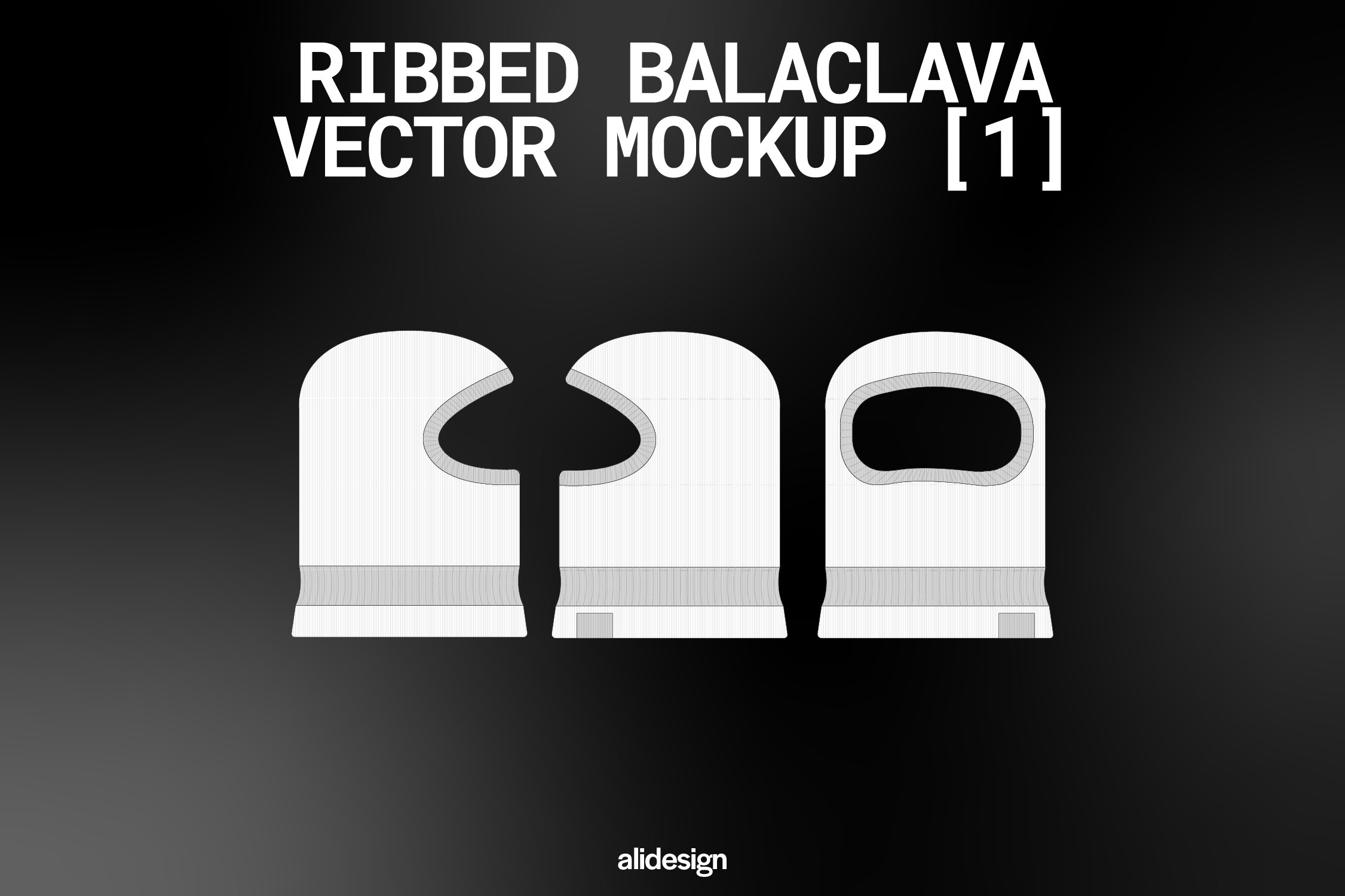 Streetwear Balaclava Vector Mockup Streetwear and Fashion Tech Pack ...