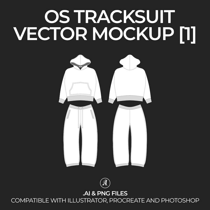 Tracksuit Vector Mockups - Etsy