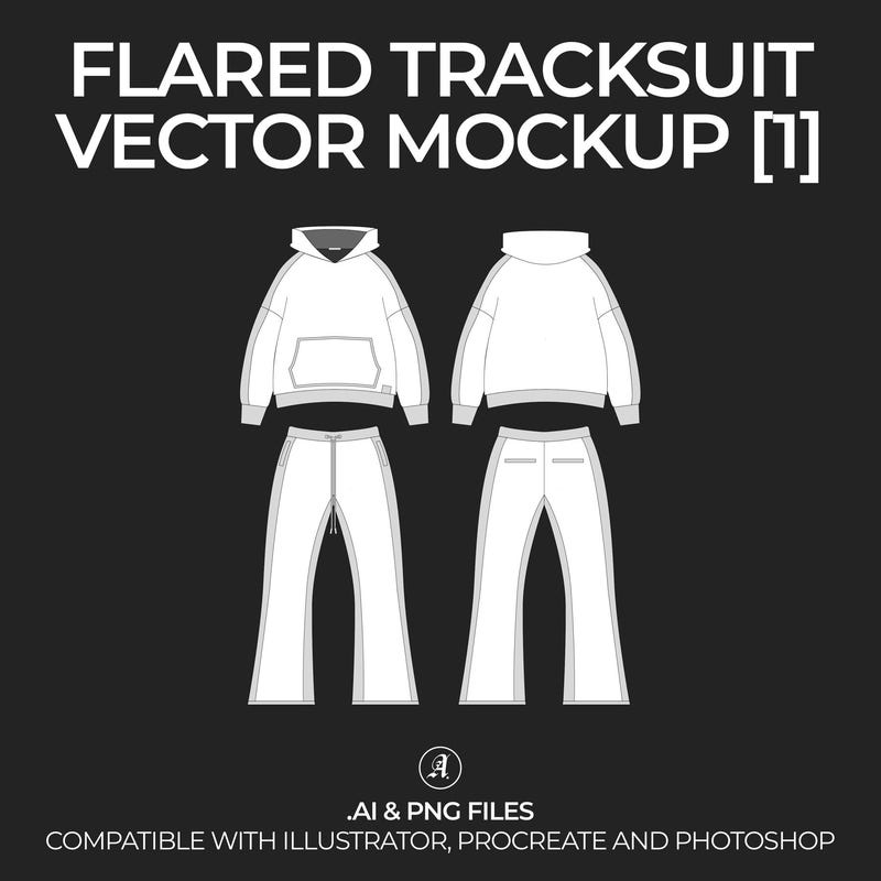 Flared Sweatpants Mockup - Etsy