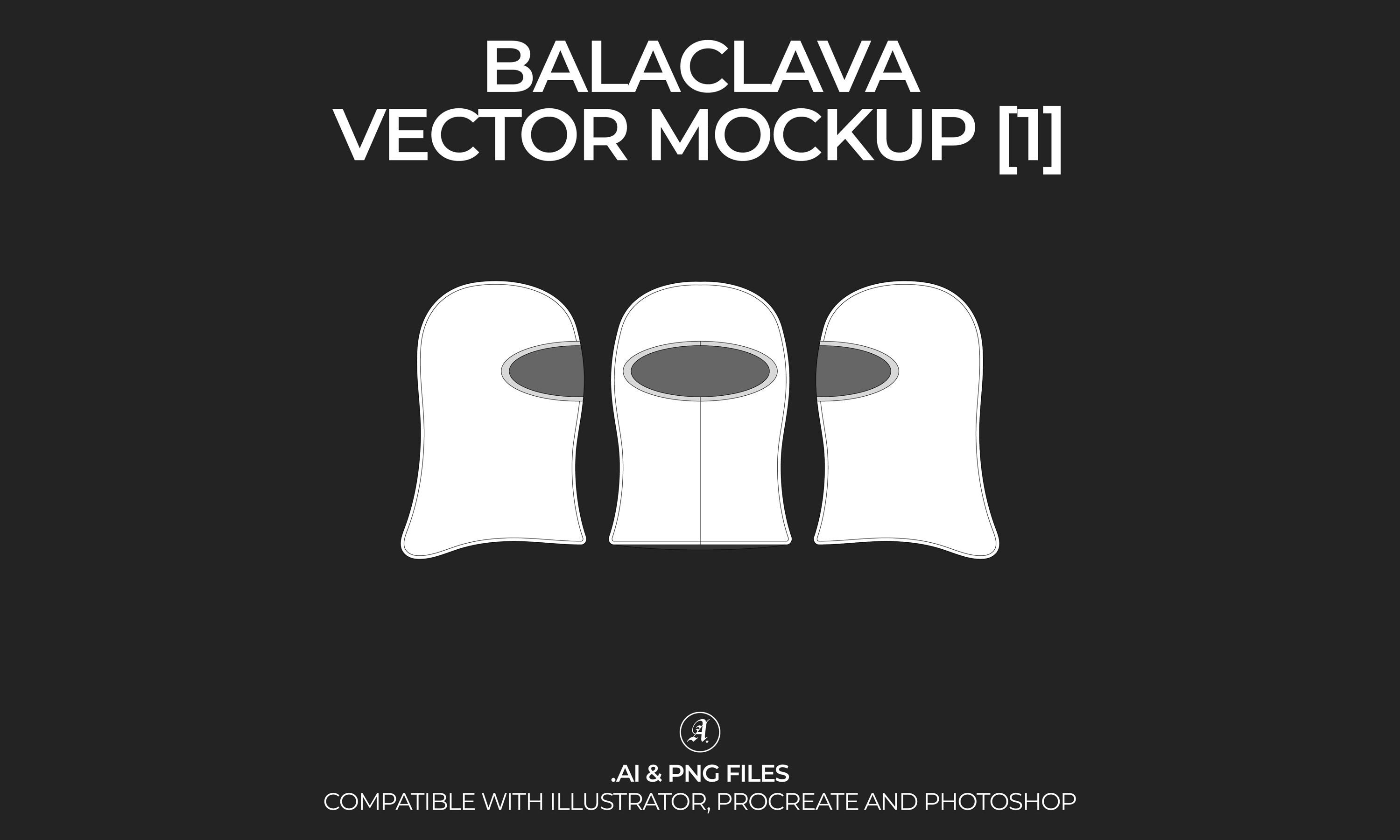 Streetwear Balaclava Vector Mockup: Fashion Tech Pack (digital File) - Etsy