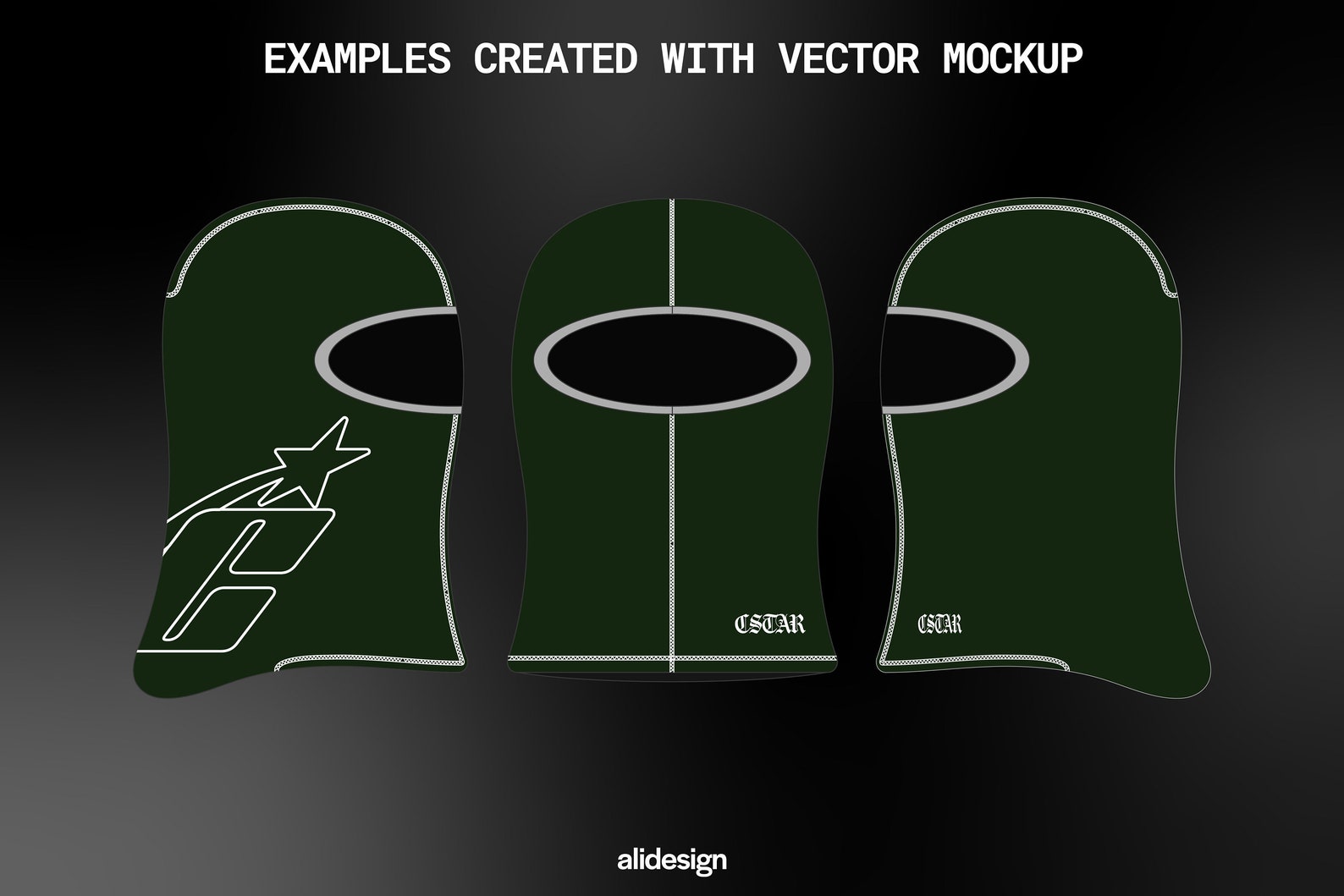 Streetwear Balaclava Vector Mockup: Fashion Tech Pack (digital File) - Etsy