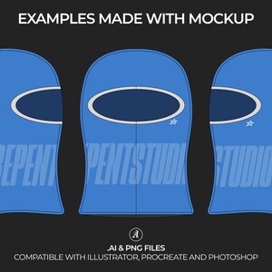 Streetwear Balaclava Vector Mockup: Fashion Tech Pack (digital File) - Etsy