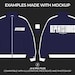 Track Jacket Vector Mockup Streetwear and Fashion Tech Pack Illustrator ...