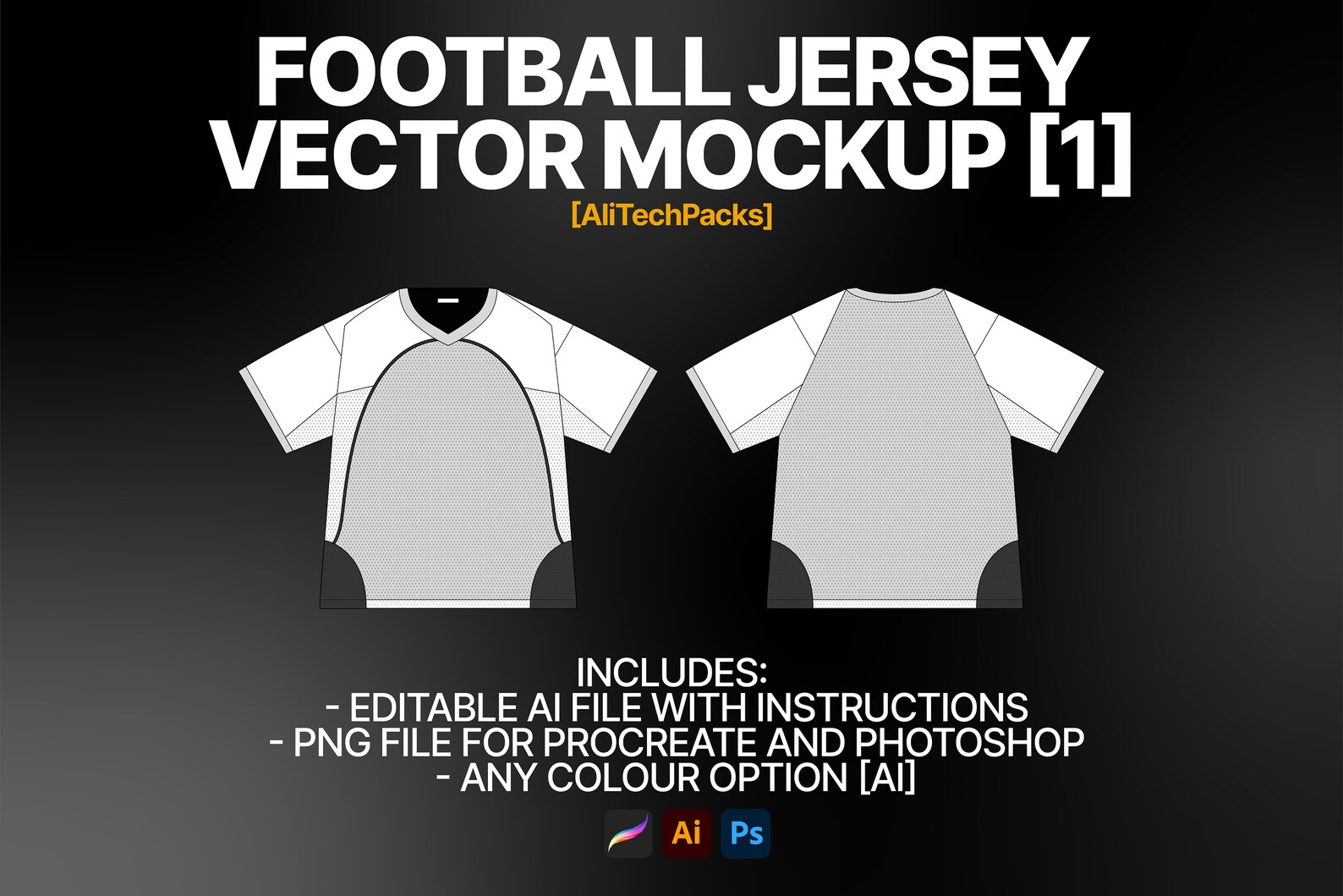 American Football Jersey Vector Mockup Streetwear and Fashion - Etsy