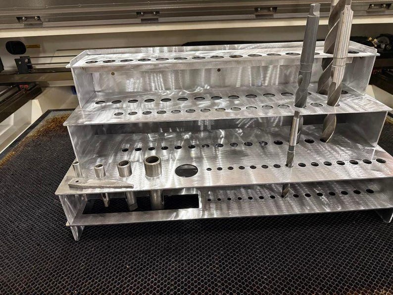 DIY Drill Bit Holder Design – Digital File for Laser Cutting (10mm–32mm ...