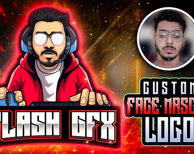 Custom Esports Face Logo Design for Twitch, Youtube, and Kick Streamers ...
