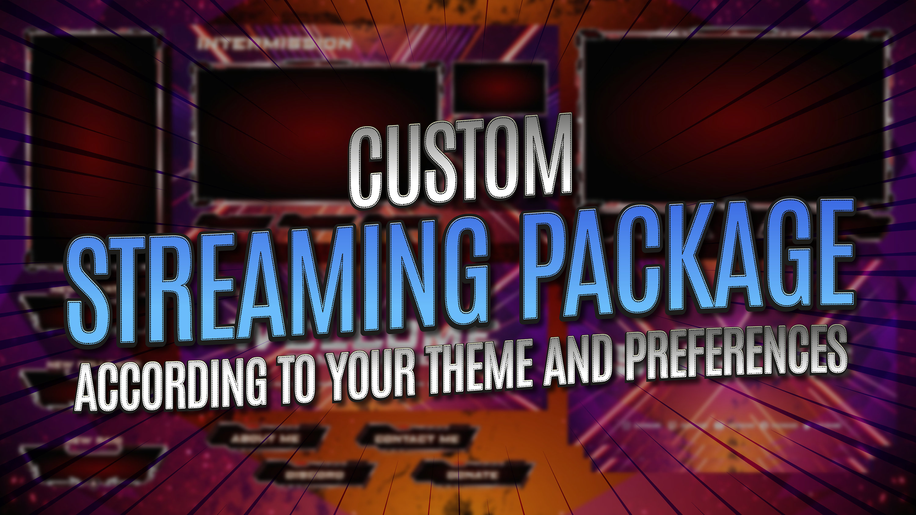 Custom Animated Twitch Overlays & Alerts Package - Stream in Style! - Etsy