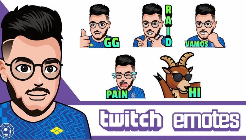 Custom Twitch Emotes of Your Face - Etsy