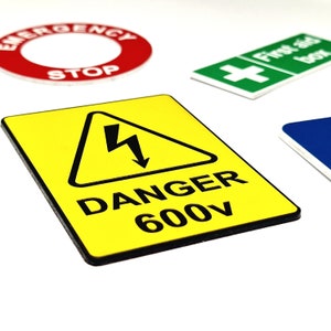 Engraved Plastic Labels - Rectangle - Etsy