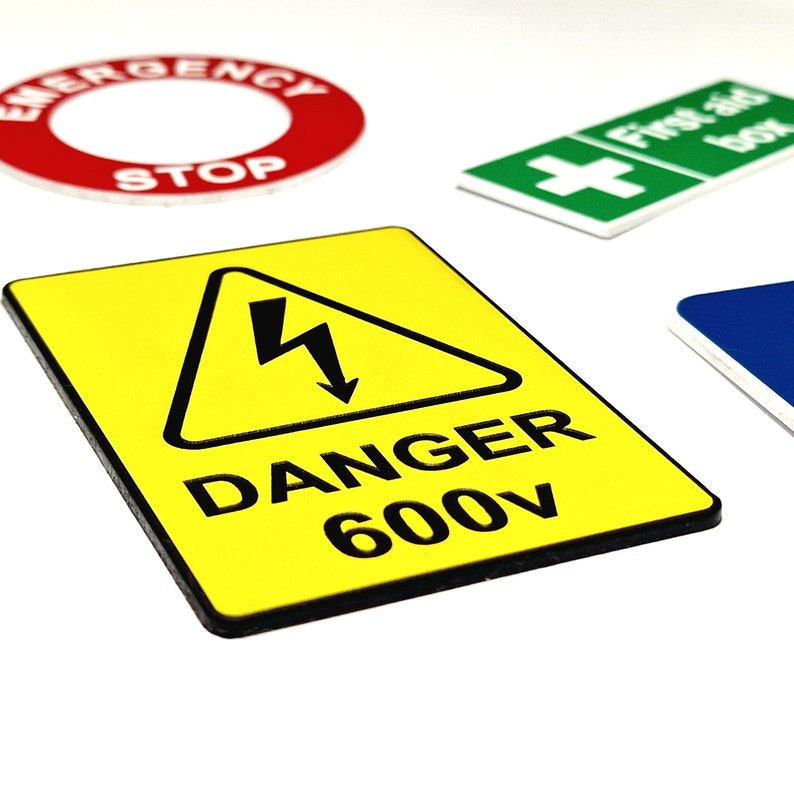 Engraved Plastic Labels - Rectangle - Etsy