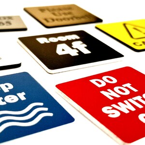 Engraved Plastic Labels - Rectangle - Etsy