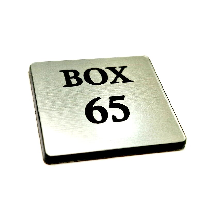 Engraved Plastic Labels - Square - Etsy