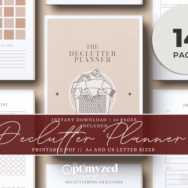 Declutter Planner - Etsy