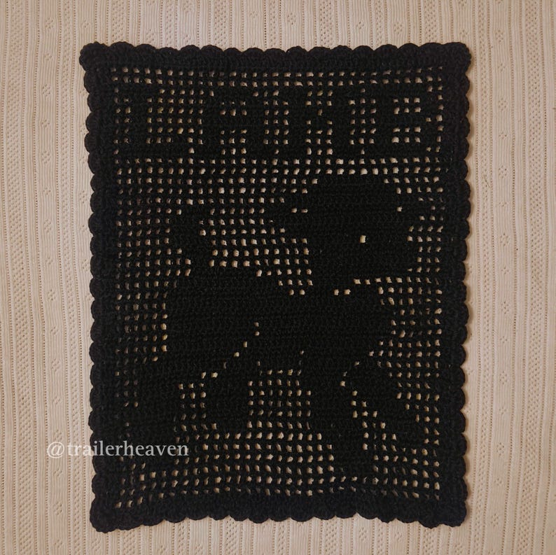 Lamb Filet Crochet Tapestry Pattern (PATTERN ONLY) - Etsy