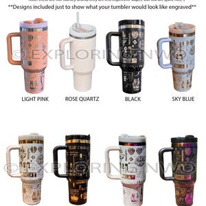 Mens / Boys Soccer Custom 40oz Tumbler With Athlete's Name, Number and ...