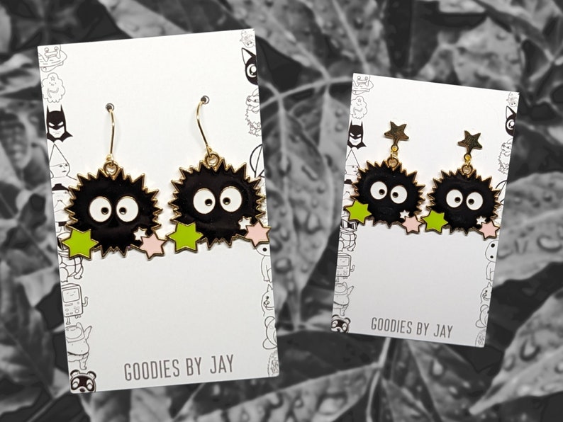 Studio Ghibli Inspired Spirited Away Dangle Earrings Haku and Chihiro ...