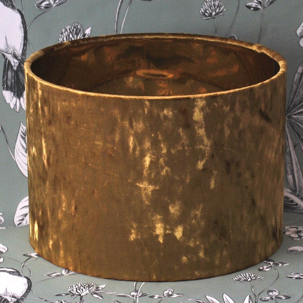Gold Lampshade - Etsy