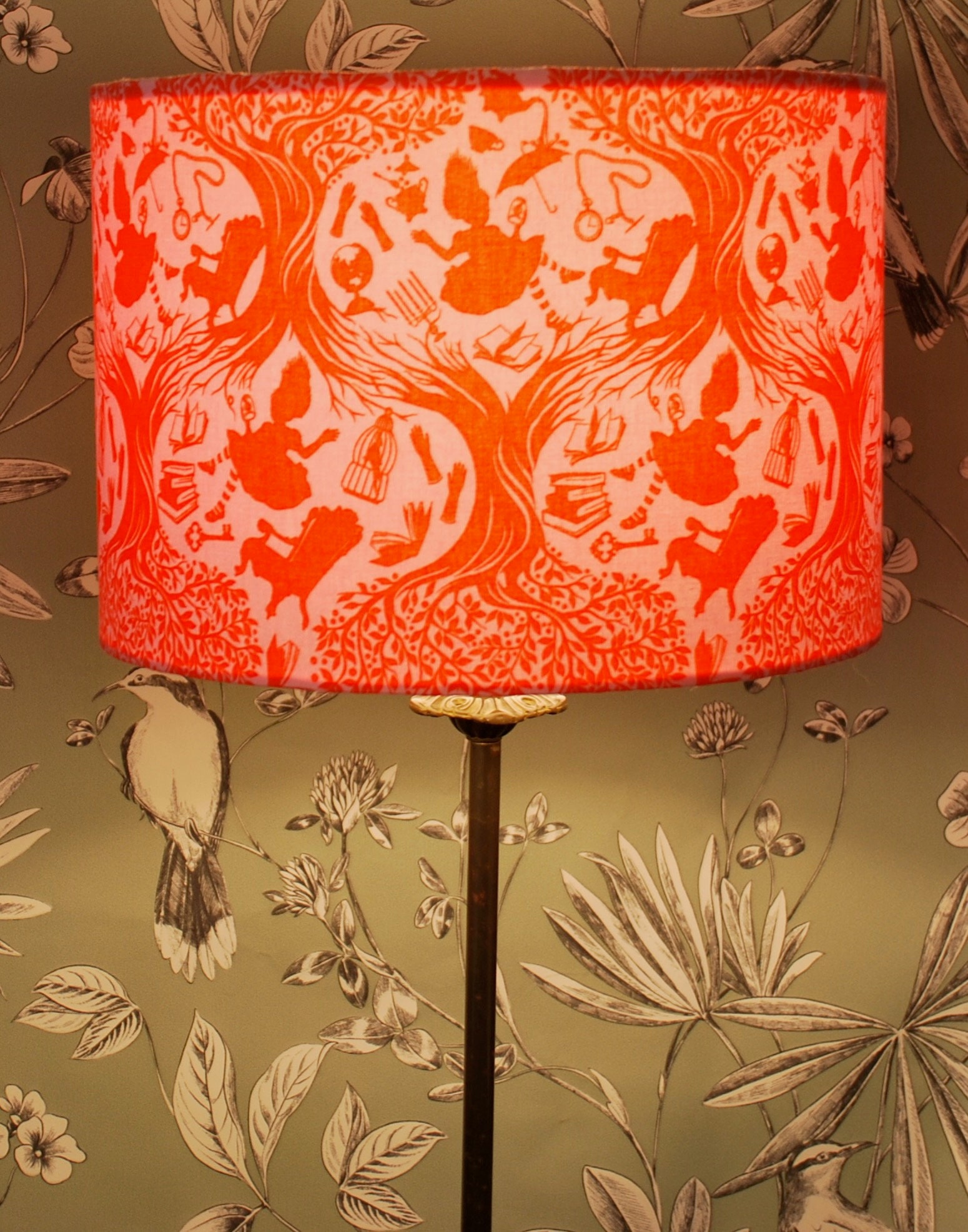 Handmade Alice in Wonderland Lampshade, Curiouser and Curiouser ...