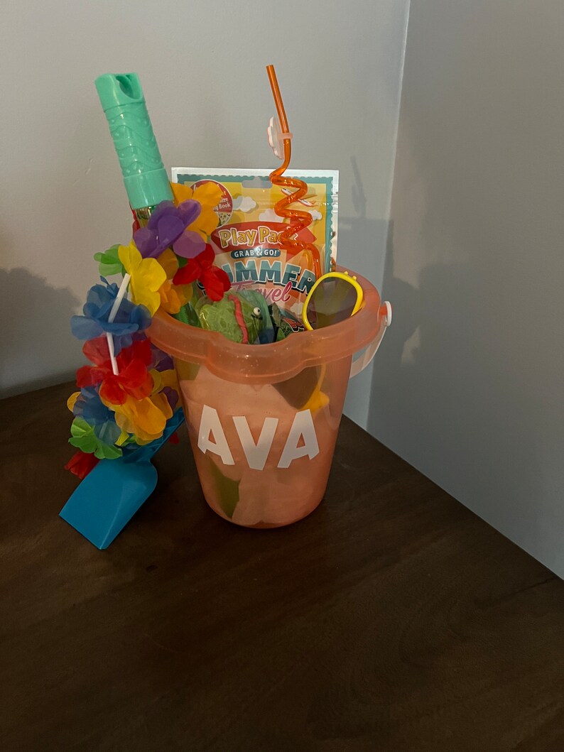 Personalized Summer Beach Buckets - Etsy