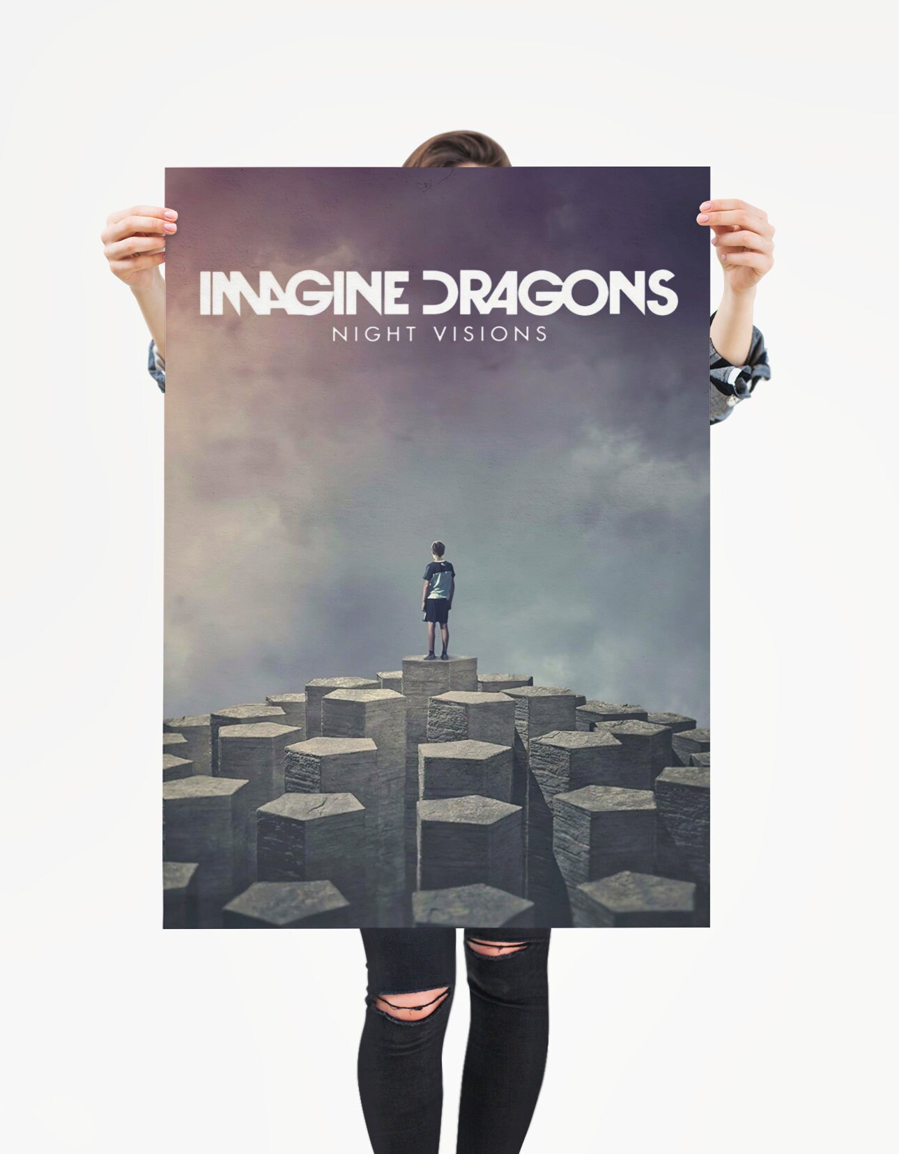 Imagine Dragons Into The Night Tour Poster