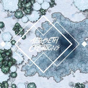 Seasonal Forest and Lake: Dnd / Pathfinder / Roll 20 Battlemap - Etsy ...