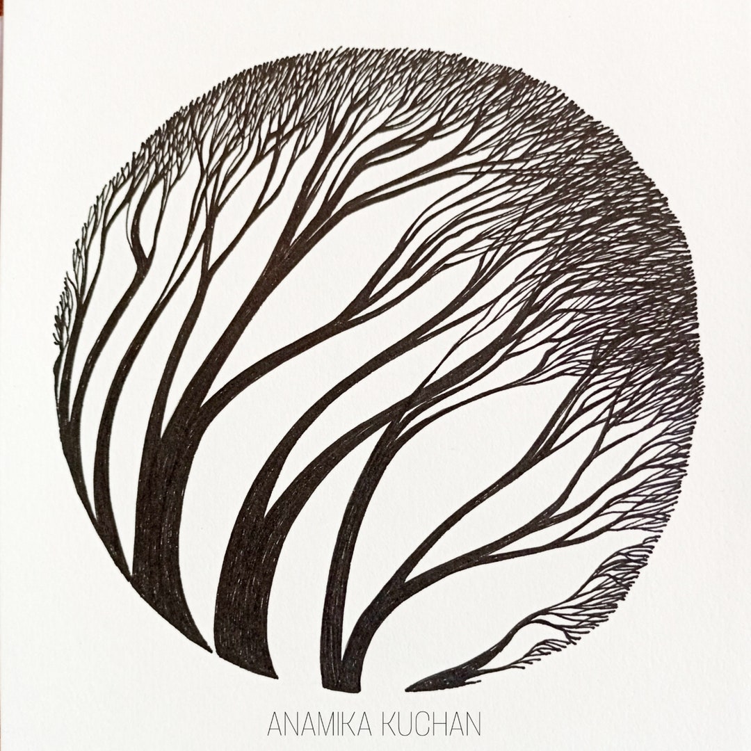 Tree of Life. Beautiful Handmade Paintingon Paper - Etsy