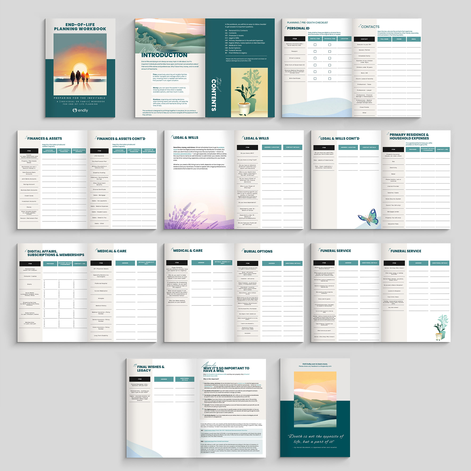 Ultimate End of Life Planner A5, Emergency Planner, What If Planner ...
