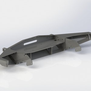 DIY Winch Bumper Plans - Jeep XJ Cherokee With Grills - Cad Dxf Step ...