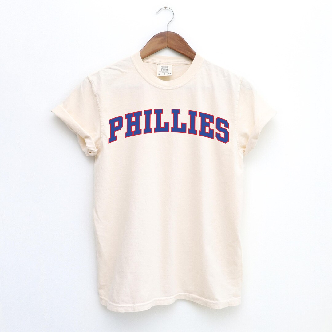 Comfort Colors Phillies Shirt, Vintage Phillies T-shirt, Phillies Retro ...