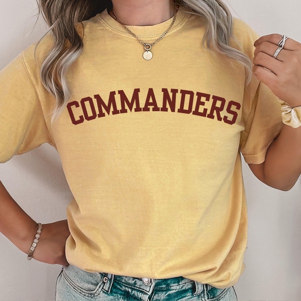 Football Commanders Shirt - Etsy