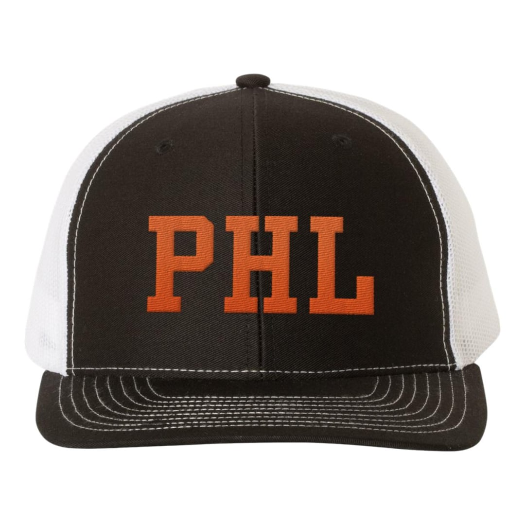 Richardson 112 Embroidered PHL Hat, Philadelphia Trucker Hat Mesh Back ...