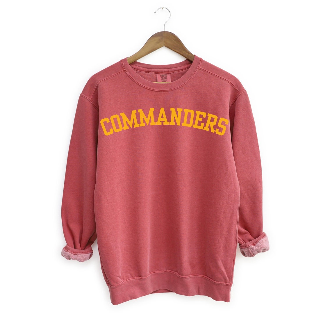 Comfort Colors Commanders Crewneck, Commanders Sweatshirt, Vintage ...