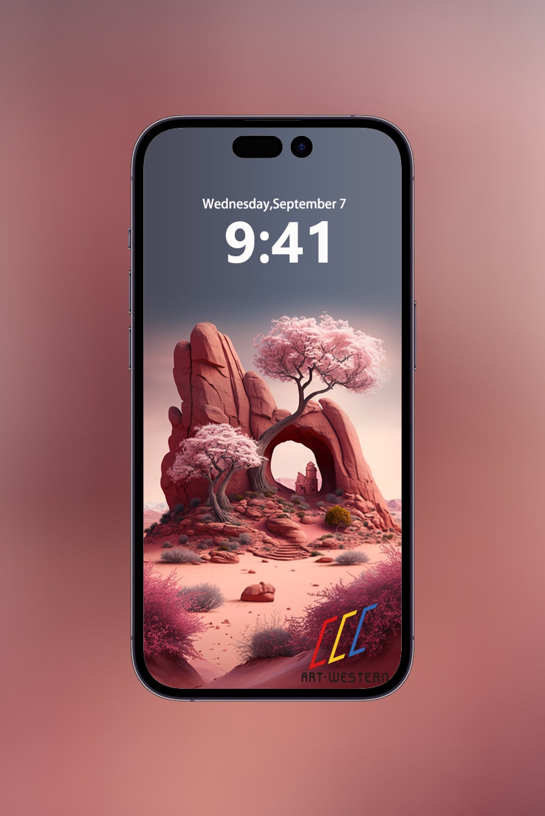 XJ03 / Pink Fantasy World, Original Design 8K iPhone and Android ...