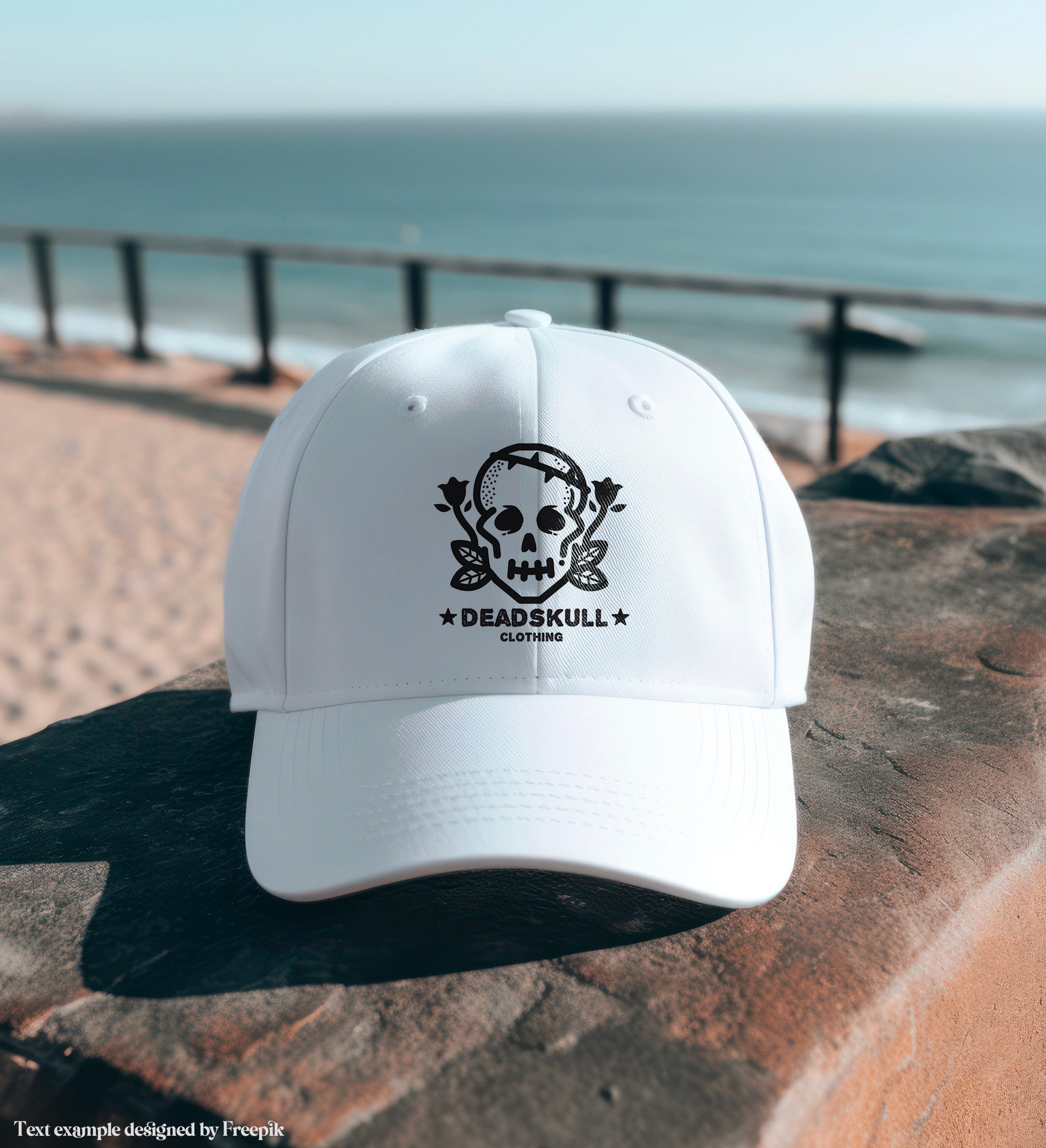 White Cap Mockup, White Hat Mockup, Bob Hat Mock, Unisex Baseball Hat ...