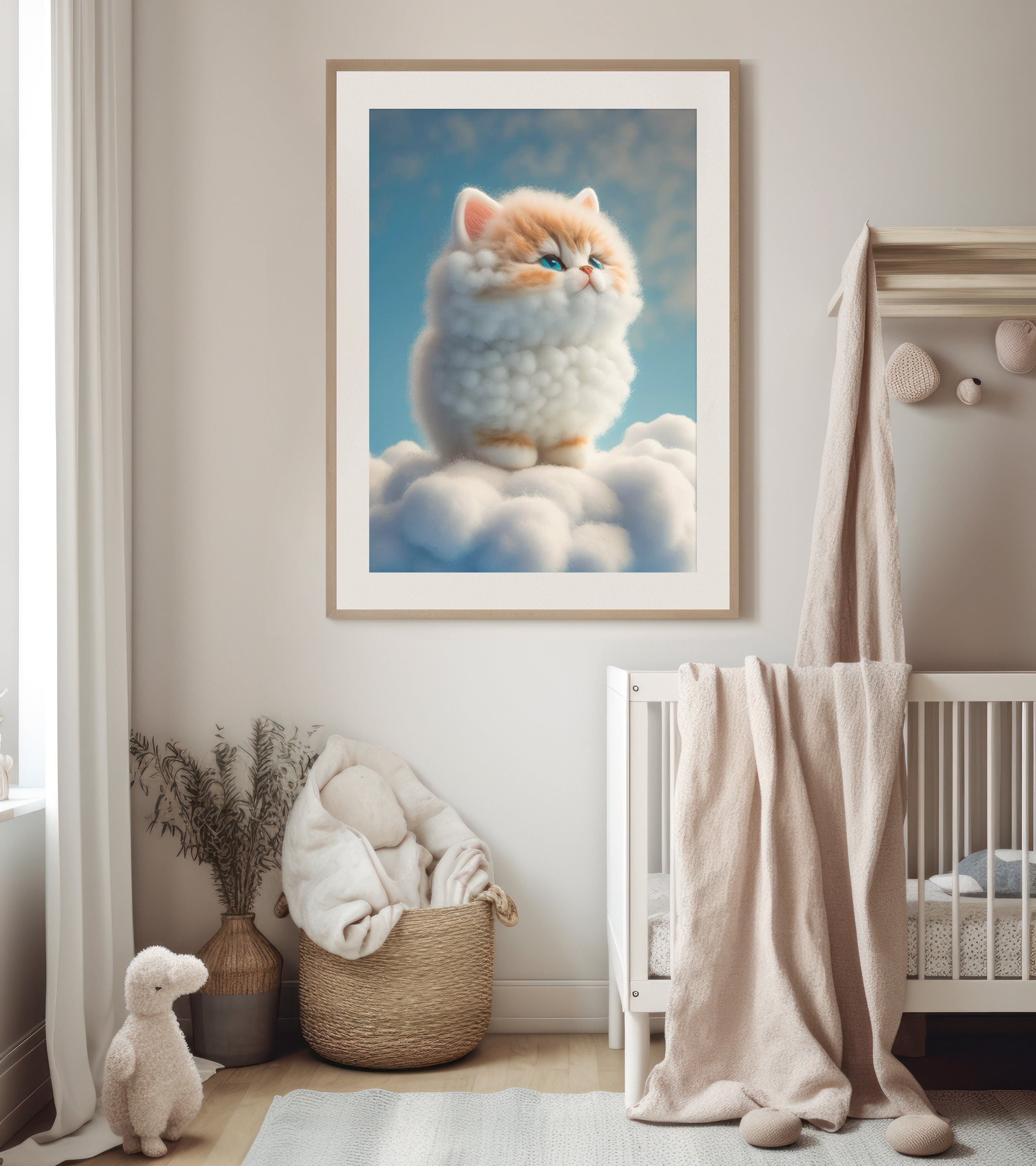 Kitten Wall Art, Baby Cat Print, Printable Wall Art, Cat Poster, Baby ...