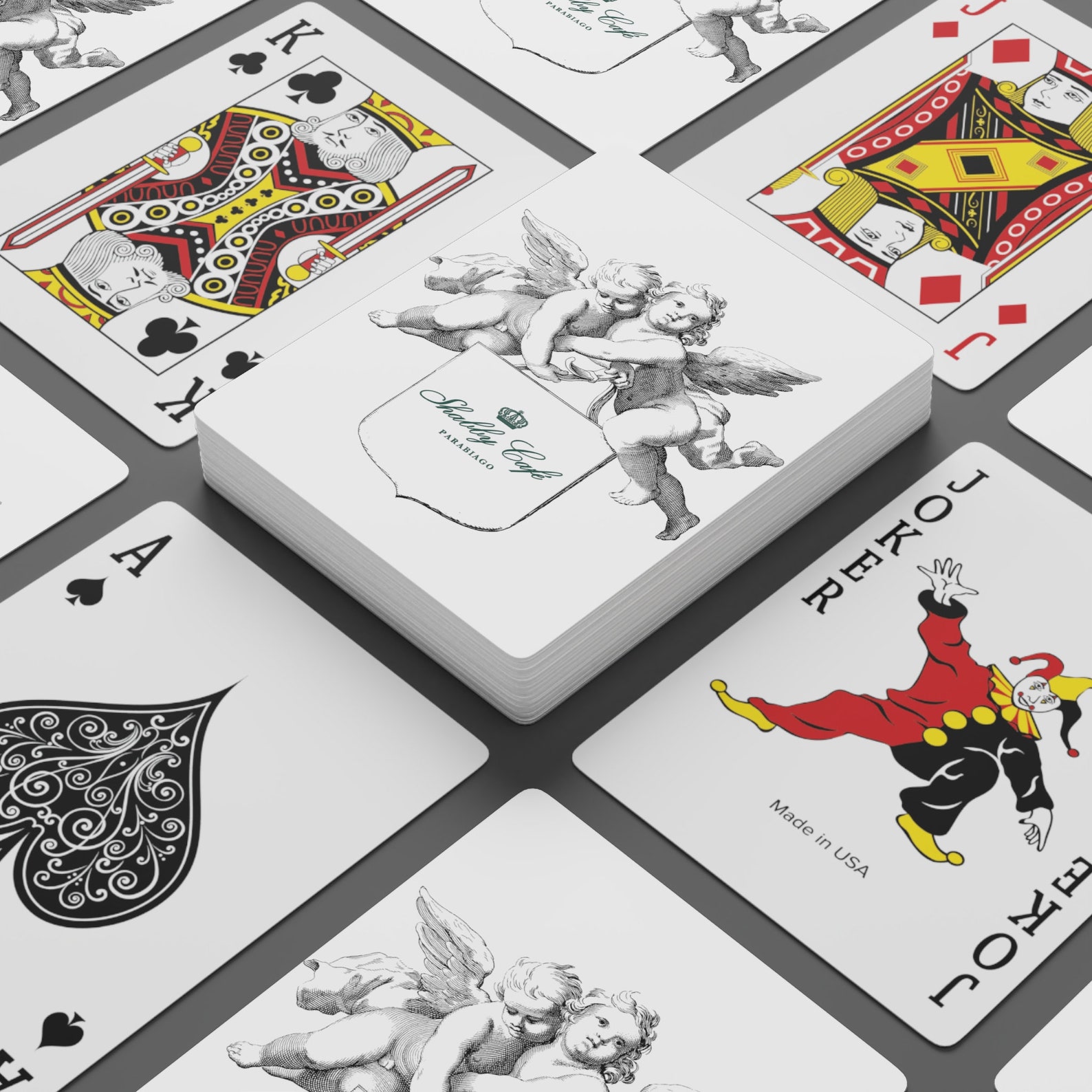 Shabby Cafe Poker Cards - Etsy