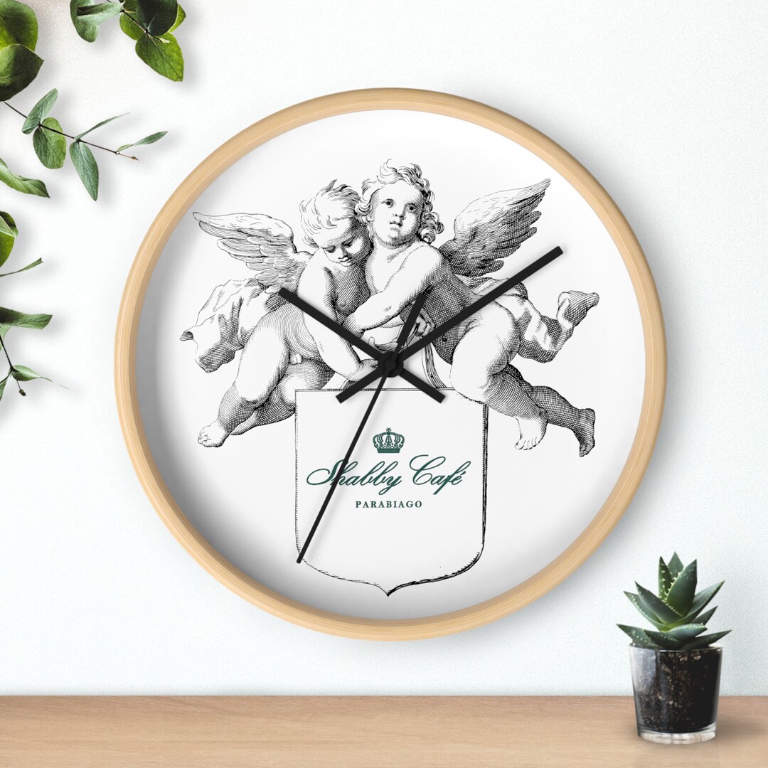 Shabby Cafe Wall Clock - Etsy