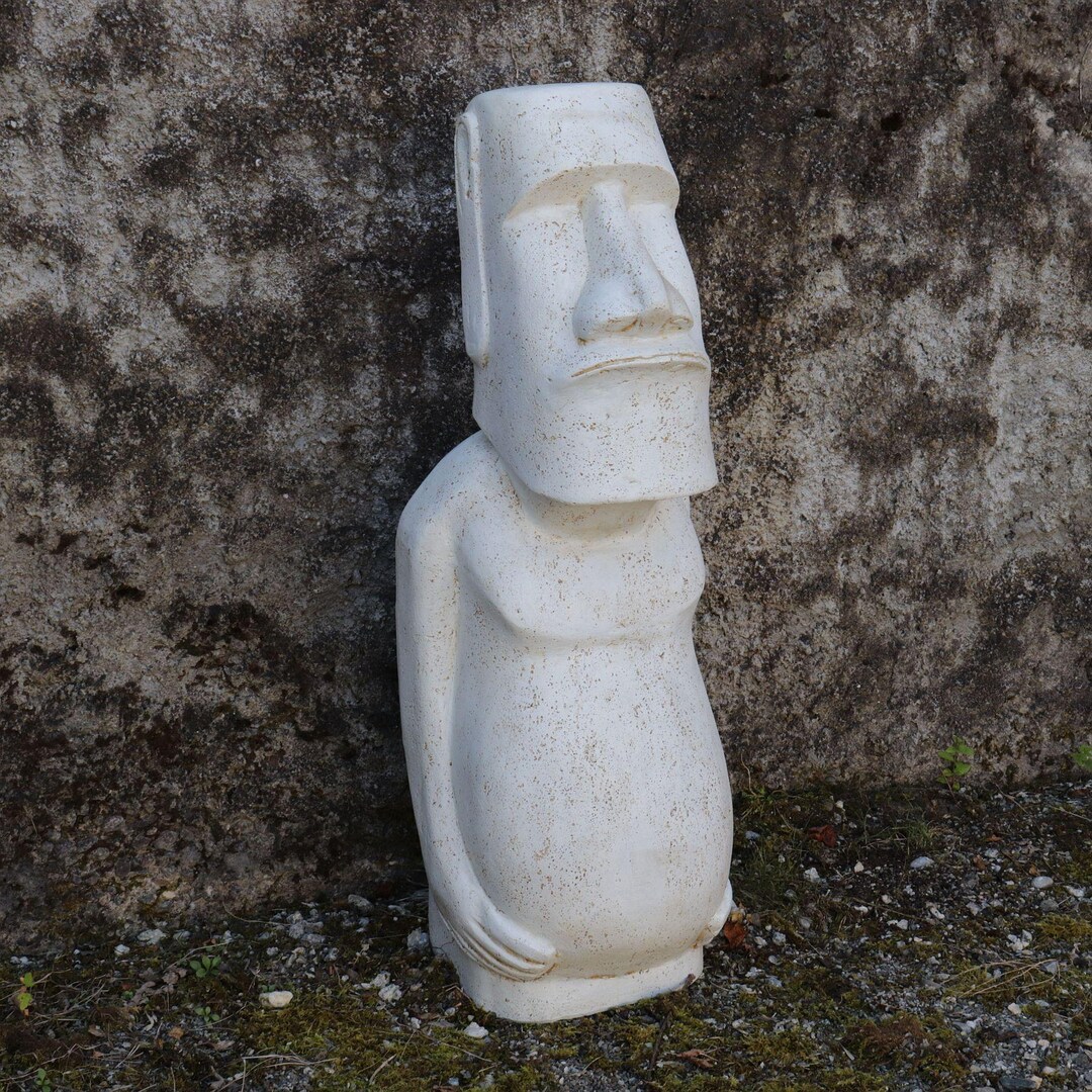 Moai Easter Island Statue Rapa Nui 100 Cm Stone Figure Garden ...