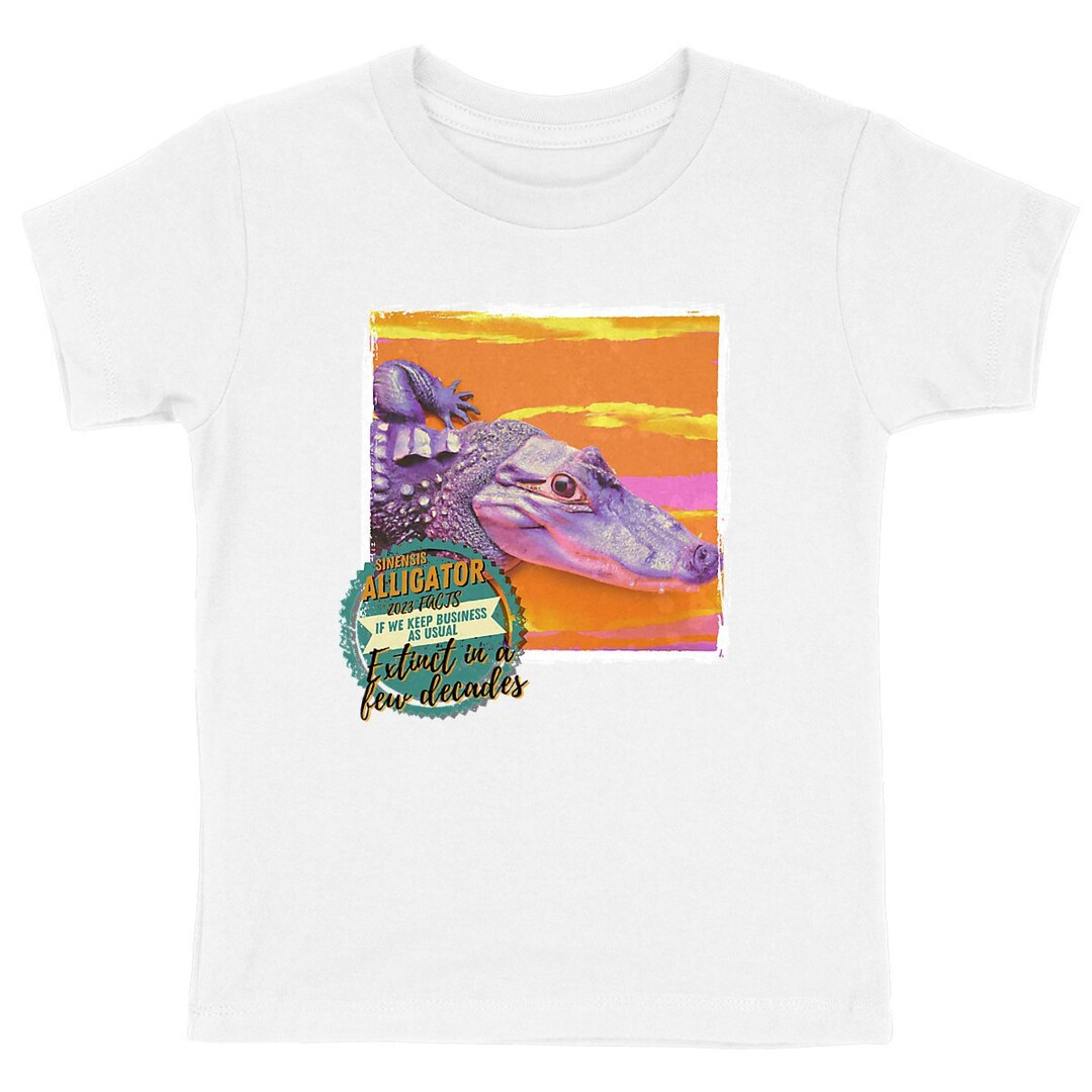 Save the Alligators, Endangered Species Kids T-shirt for a Cause ...